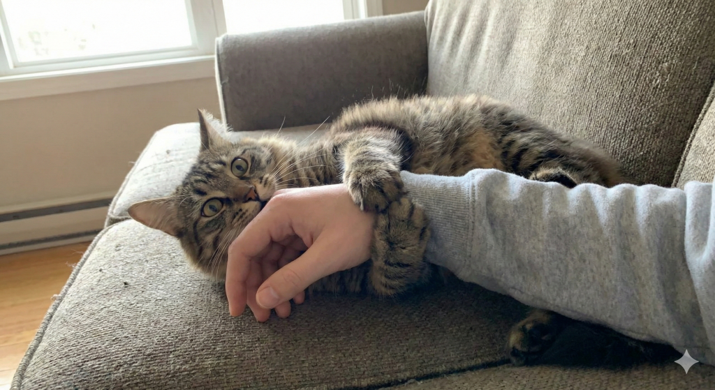 Why Cats Bite While Purring? Love or Overstimulation - Lady N US