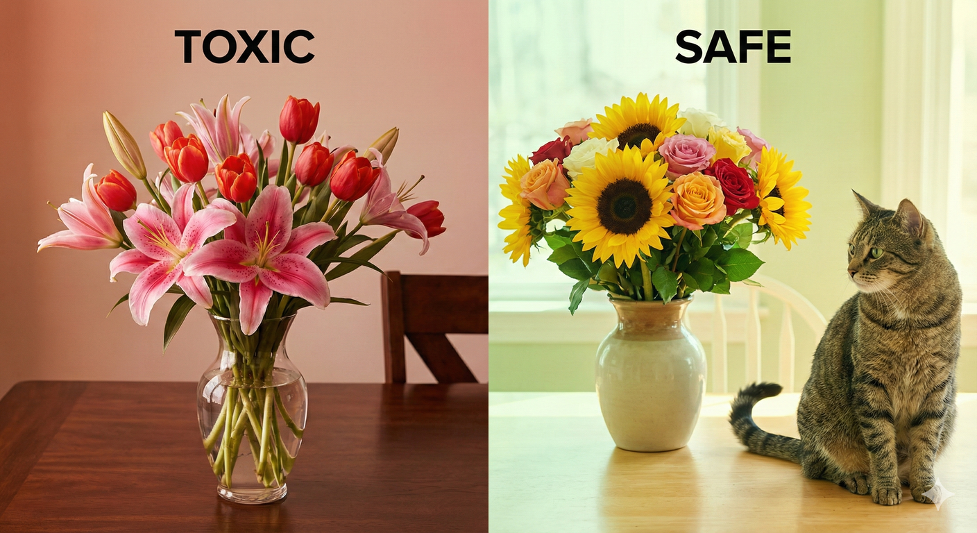 10 Safe Flowers for Cats (That Look Like Lilies) & Toxic Warnings ...
